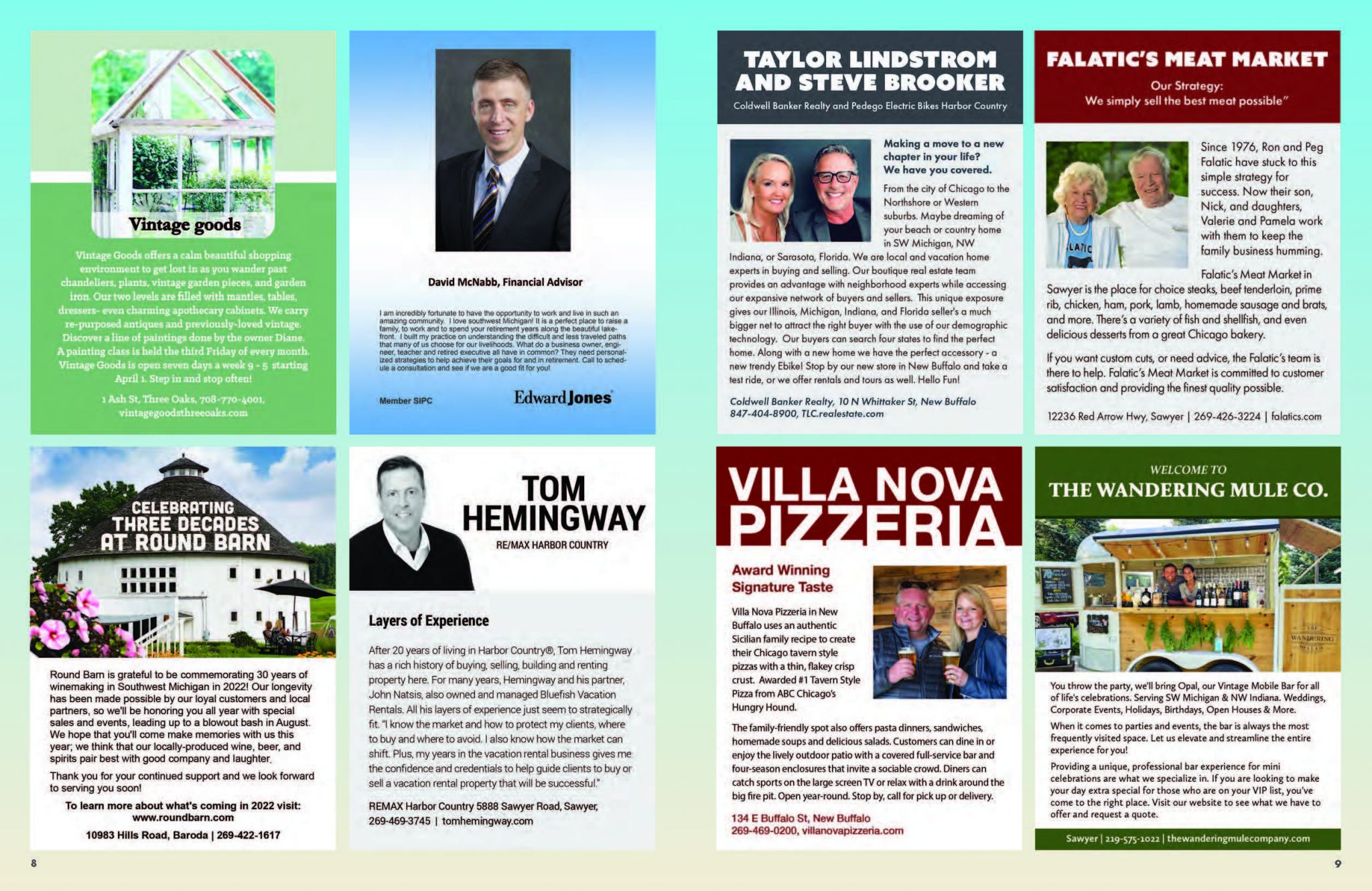 Harbor Country Guide Ads - Harbor Country Chamber of Commerce - MI